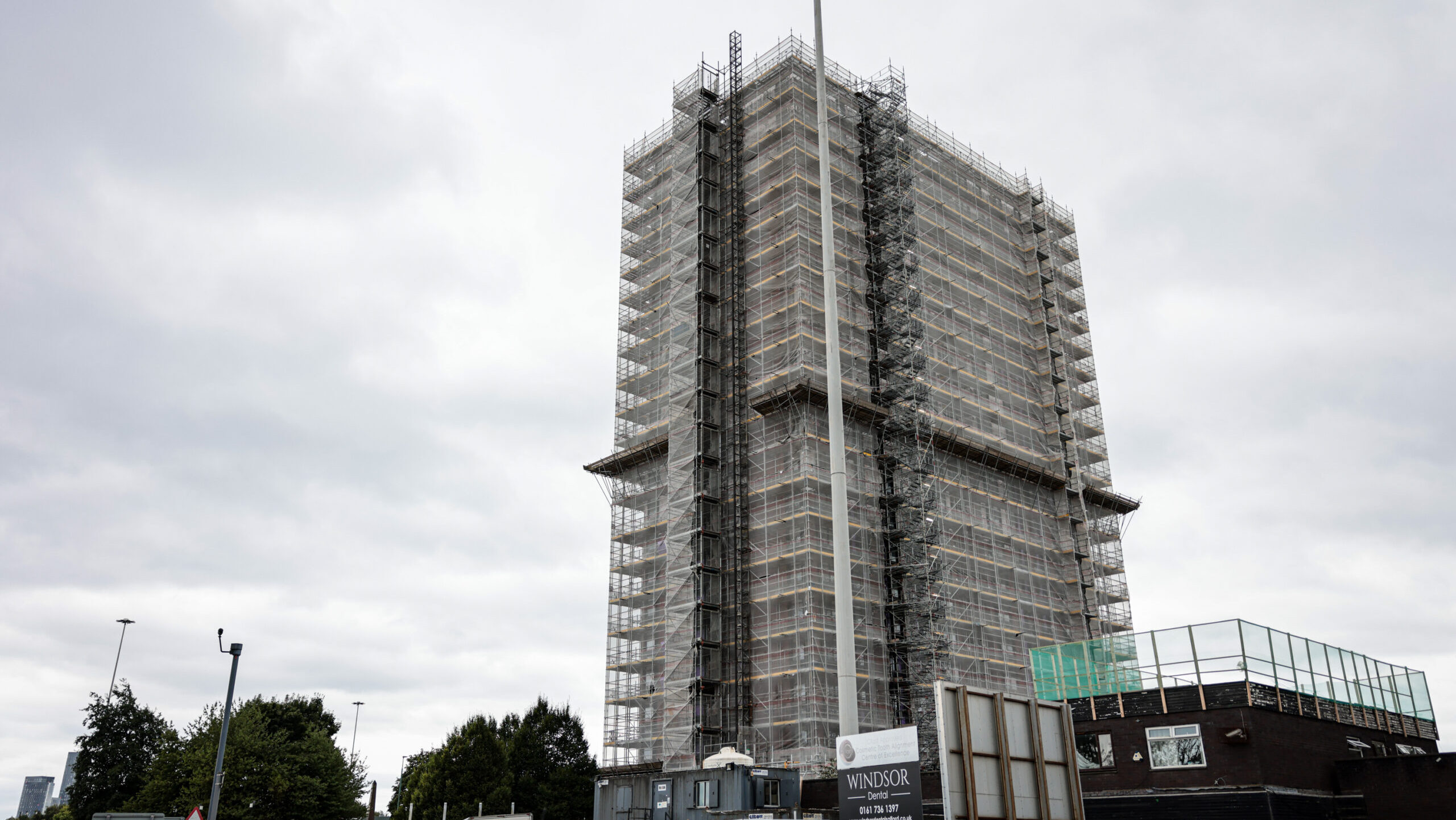 Cladding work has turned life in Salford’s tower blocks into a ‘nightmare