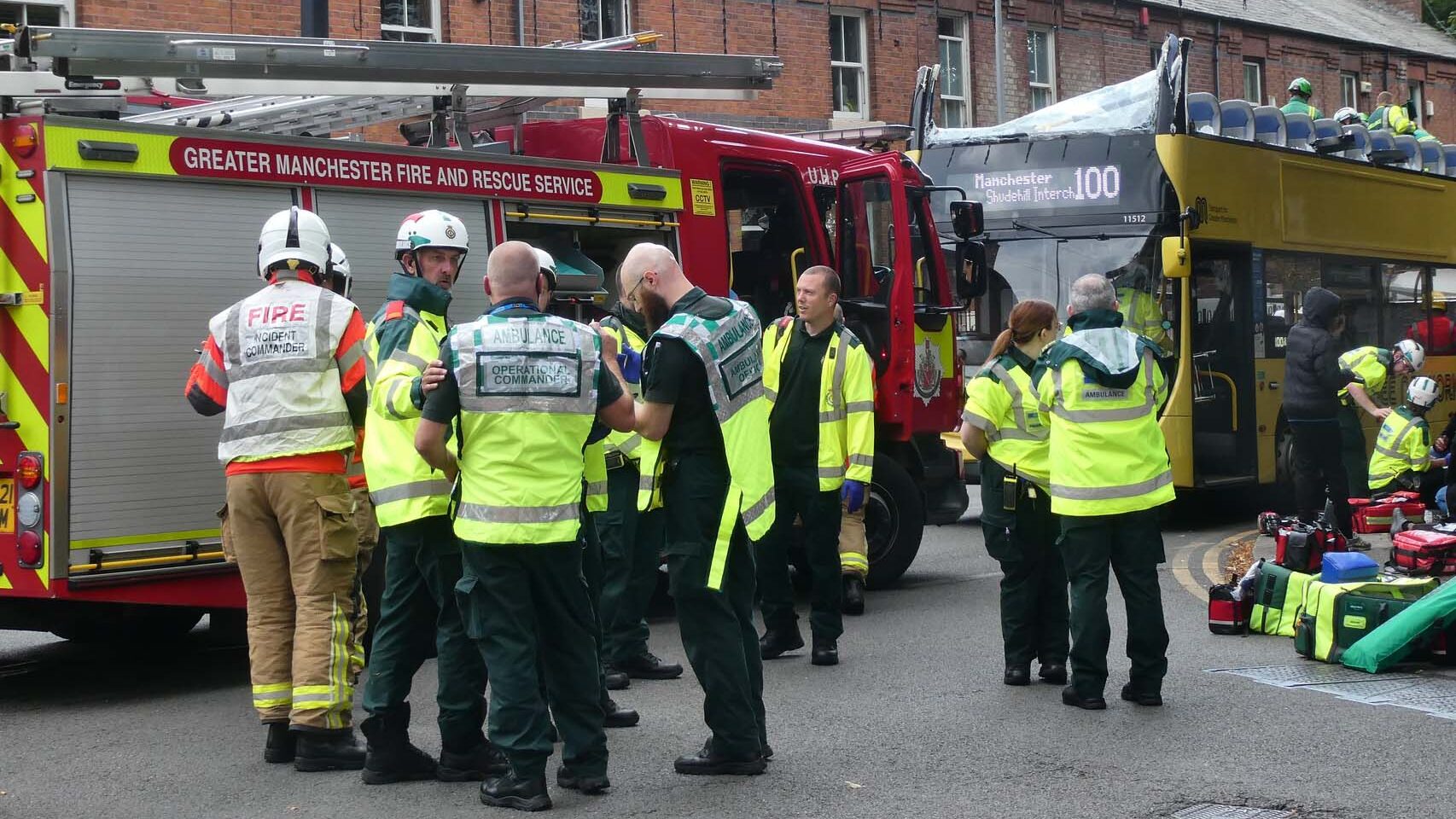 Passengers Injured as double decker bus roof ripped off following ...